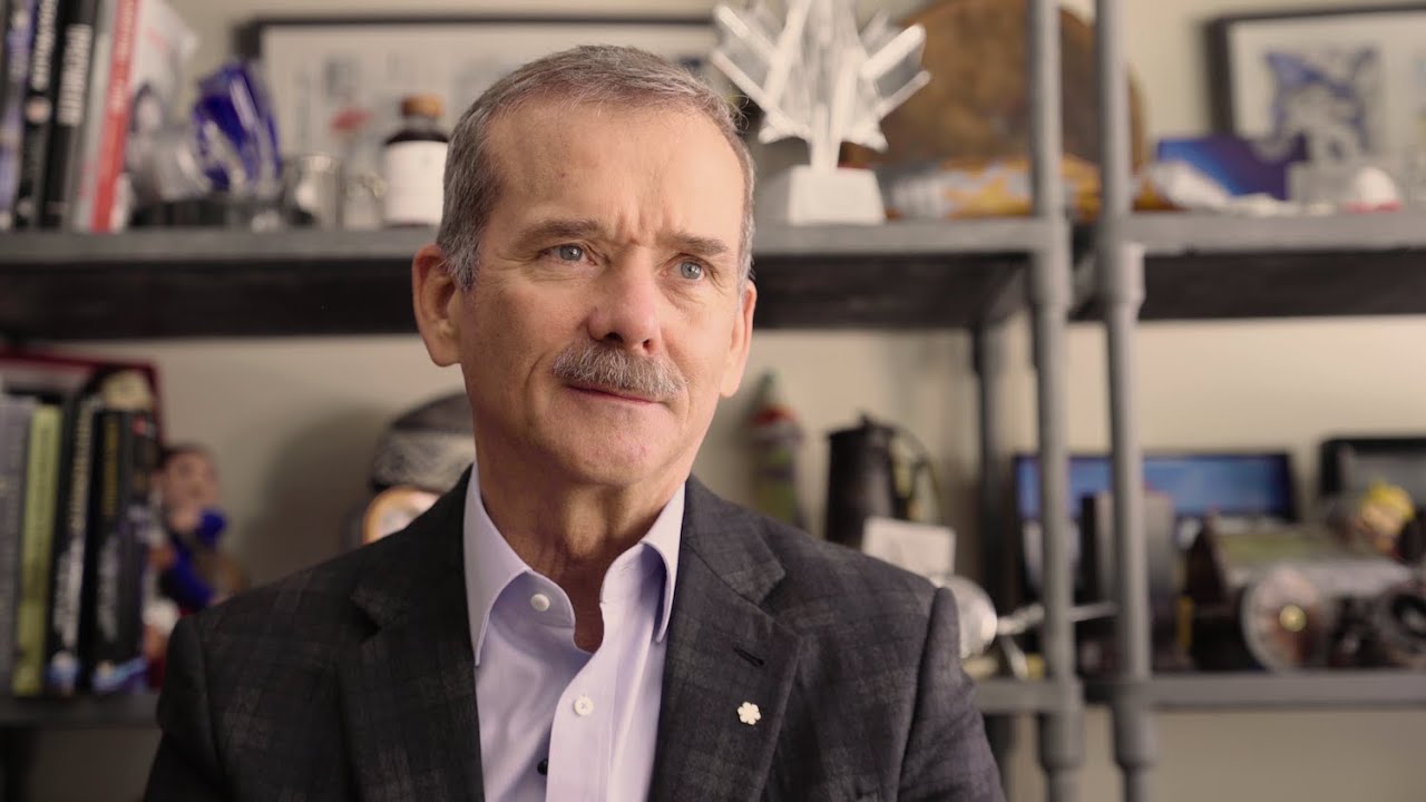 CMDR. Chris Hadfield receives the Idries Shah Foundation award for ...